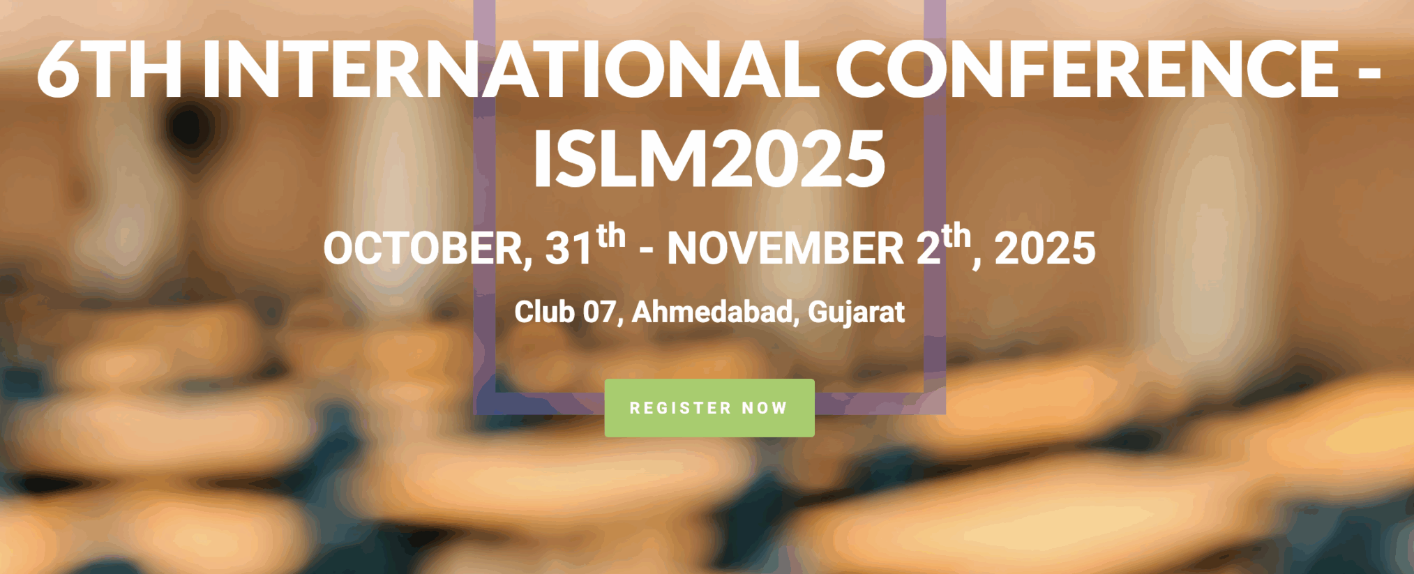 ISLM’s 6th International Conference - Asian Lifestyle Medicine Council